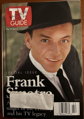 Frank Sinatra TV Guide Issued May 30 - June 5, 1998 Special Farewell ...