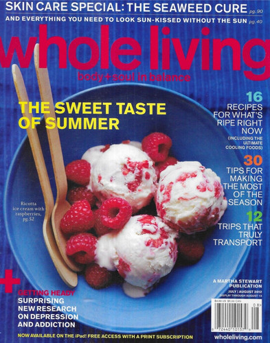 Whole Living Magazine Summer Bucket List Cooling Foods Seaweed Cure ...