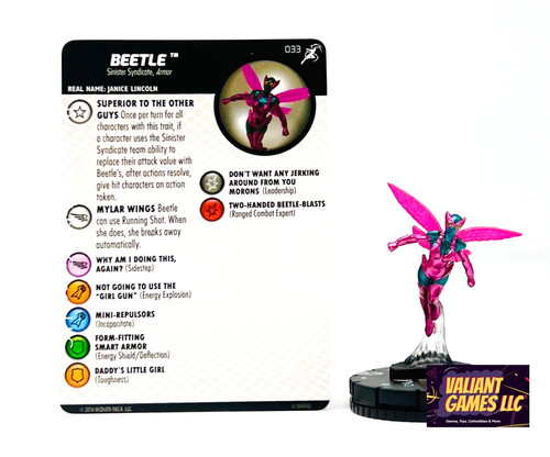 Marvel Heroclix Beetle #033 w/ Card Superior Foes of Spider-Man Set | eBay