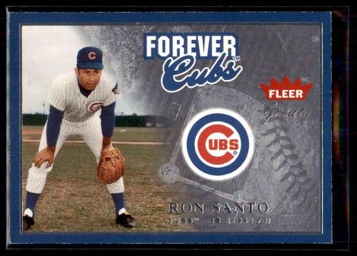 2004 Fleer Greats of the Game Forever Ron Santo #12F Chicago Cubs | eBay