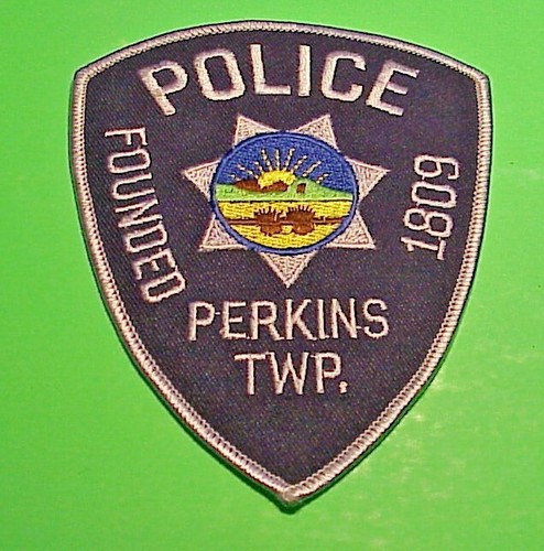 PERKINS OHIO OH 5" ( COLOR CENTER ) POLICE PATCH FREE SHIPPING!! | eBay