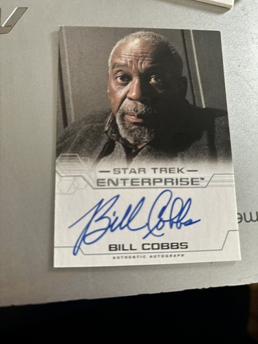 STAR TREK ENTERPRISE SEASON 4 BILL COBBS AS EMORY ERICKSON AUTOGRAPH L ...