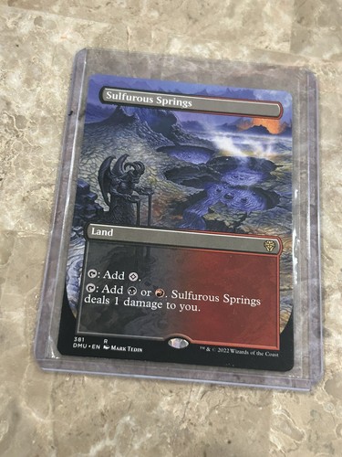 MTG - Sulfurous Springs (Borderless) - Dominaria United - NM | eBay