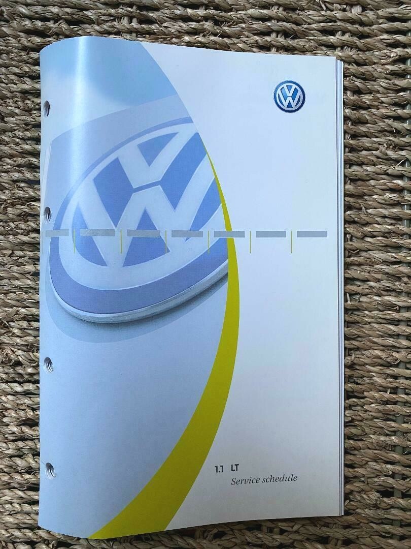 VW Service History Book New Blank VW Volkswagen Service History Book ...