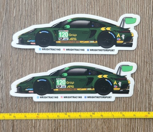 2 Porsche 911 Wright Motorsports IMSA GTD GT3 992 2024 Official Decals ...