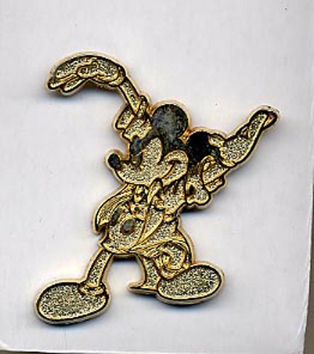 0584 DISNEY GOLD MICKEY PIN | eBay