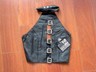 Women's Genuine Leather Crop Halter Top Motorcycle Biker Attire | eBay