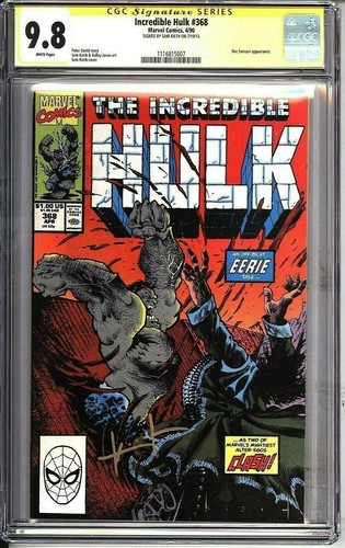 * Incredible HULK #368 CGC 9.8 SS Signed by Sam Kieth!! (1116815007 ...