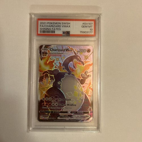 PSA 10 2021 Pokemon SWSH Shining Fates Full Art Holo Rare Charizard ...
