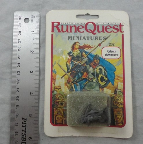 Runequest Orlanth Adventurer Pewter Fantasy Miniature by Trollkin Forge ...