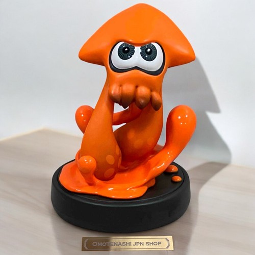 Nintendo amiibo squid ORANGE Splatoon Series Splatoon2 Ika Figure Good ...