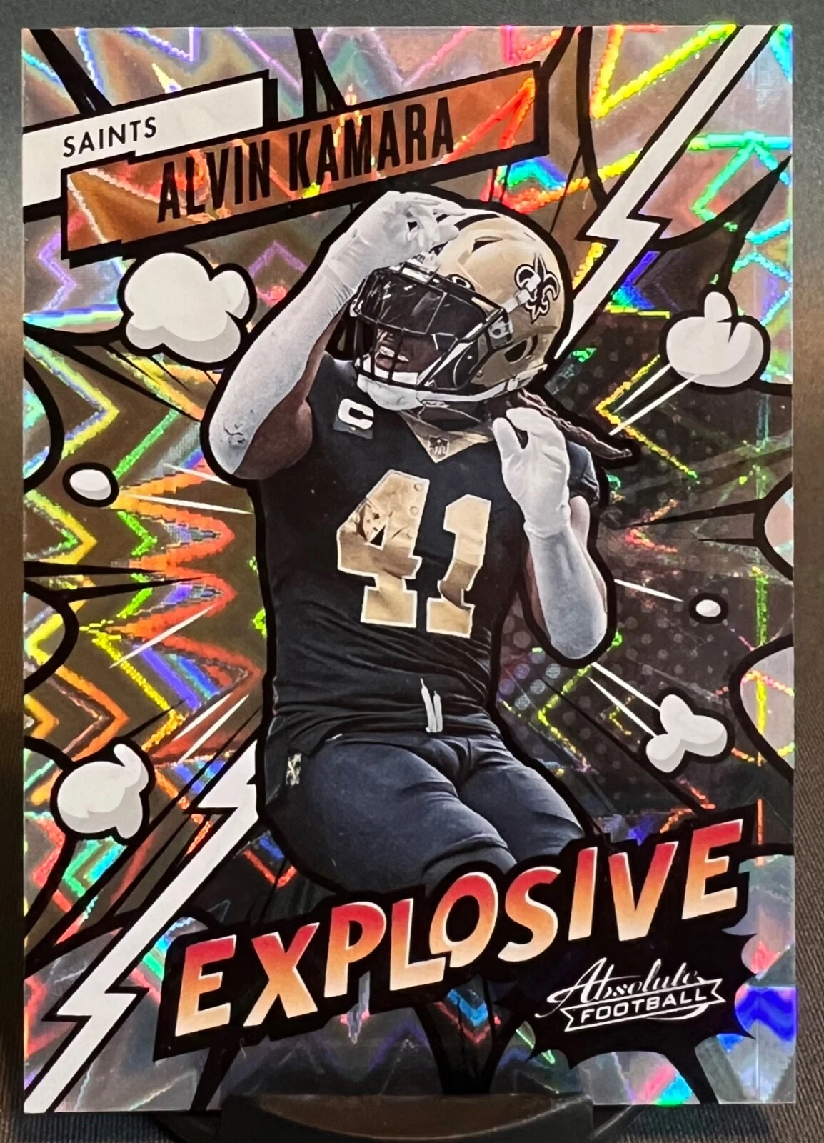 Alvin Kamara 2023 Absolute #21 Explosive Price Guide - Sports Card Investor