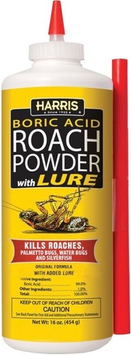 16oz Harris ROACH POWDER with Lure - Kills Roaches,Palmetto Bugs ...