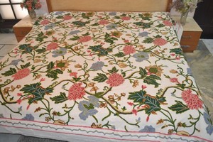 crewel bedspread products for sale | eBay