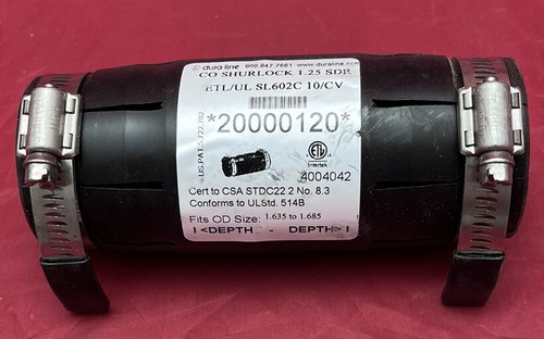 Dura-line 20000120 Shurlock 1.25 SDR Pipe Coupler for sale online | eBay