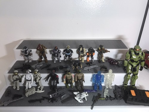 Lot Of Mega Construx Bloks Mini Figures Special Ops Dog/Halo,etc ...
