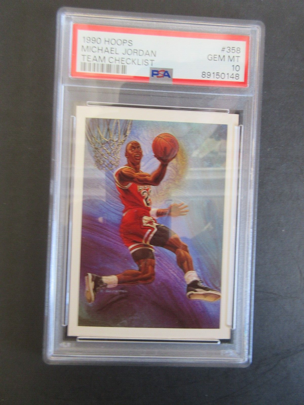Michael Jordan 1990 Hoops #358 Team Checklist Price Guide - Sports Card ...