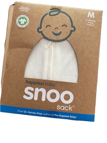 NEW SNOO Size MEDIUM 12-18 LBS 2-4 Month Sack Swaddle Happiest Baby ...