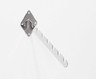 5 x Heavy Duty 12 Notch Screw Fixing Waterfall Wall Mounted Sloped ...