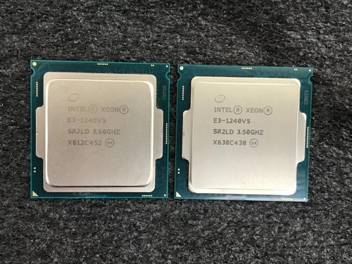 LOT OF 2 Intel Xeon E3-1240 V5 3.50GHz Quad-Core Server CPU Processor ...