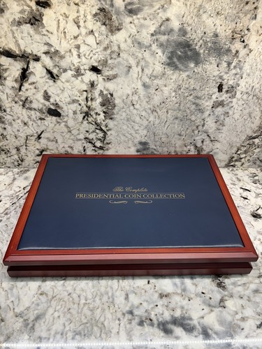 NEW ~ THE COMPLETE PRESIDENTIAL COIN COLLECTION WOOD CASE Box Franklin ...