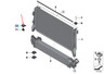 NEW BMW 2 F45 COOLANT RADIATOR RIGHT UPPER BRACKET 17118630445 8630445 ...