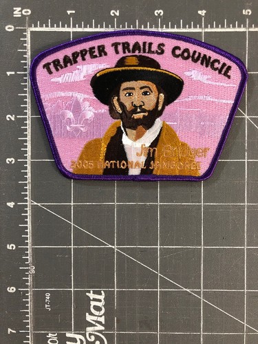 2005 National Scout Jamboree Trapper Trails Council Patch BSA Jim ...