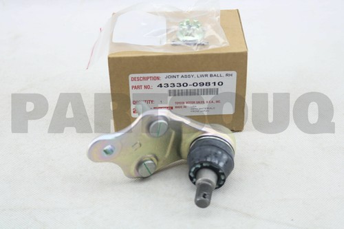 4333009810 Genuine Toyota JOINT ASSY, LOWER BALL, FRONT RH 43330-09810 ...
