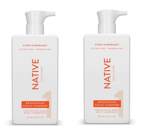Native Brightening Face Wash,Spa Day Every Day Facial Cleanser(2 Pack ...