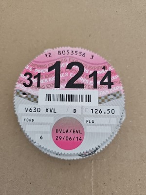 Original Tax Disc for sale | eBay