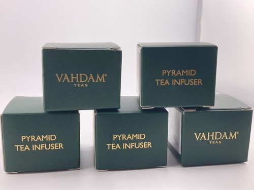 VAHDAM Pyramid Tea Infuser Loose Tea 18/8 Stainless Steel Fine Mesh ...