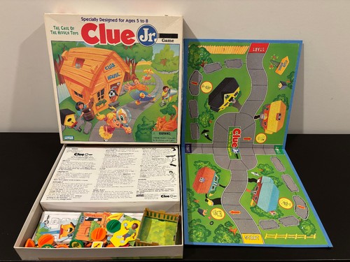 Clue Jr: The Case of the Hidden Toys Vintage Parker Brothers board game ...