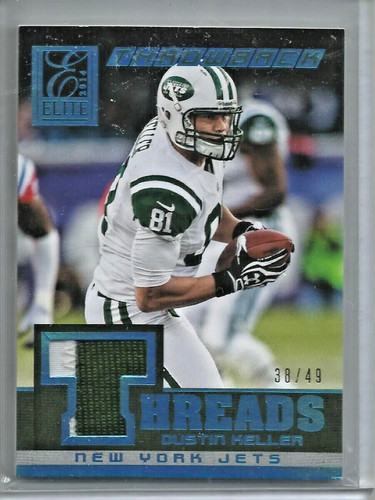 Dustin Keller 2014 Panini Elite Game Worn Jersey Patch #38/49 | eBay