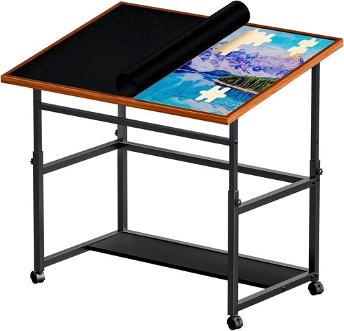 360° Tilting Jigsaw Puzzle Table with Adjustable Height & Angle ...