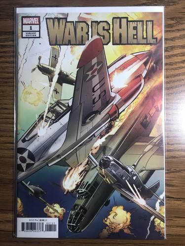 WAR IS HELL 1 NM/NM+ VARIANT GREG LAND COVER Howard Chaykin MARVEL ...