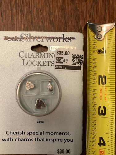 Silverworks Charming Lockets Fine Silver Plate Love Heart Chalice NEW In Package | eBay