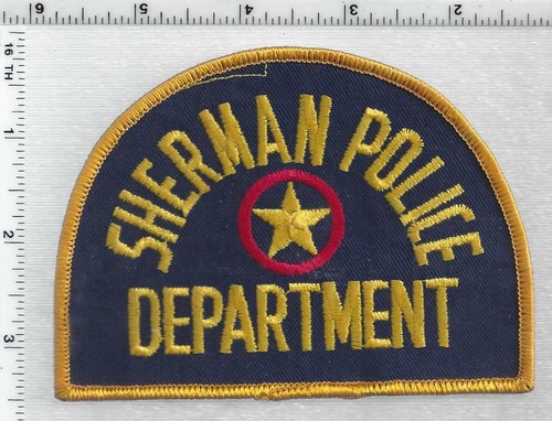 Sherman Police (Texas) 3rd Issue Shoulder Patch | eBay