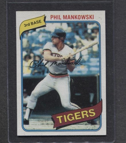 1980 Topps #216 Phil Mankowski (Tigers) Nm/Mt (Flat Rate Ship) | eBay