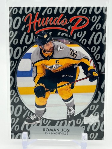2021-22 Upper Deck Series 1 Hundo P HP-22 Roman Josi - Nashville ...