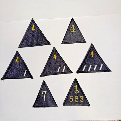 Lot of 7 Helmet Patches: 159th Combat Aviation Brigade, 101st Airborne ...