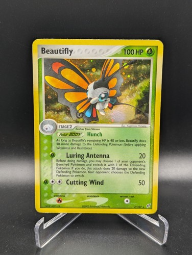 Pokemon Beautifly 2/107 Holo Rare EX Deoxys MP Card | eBay