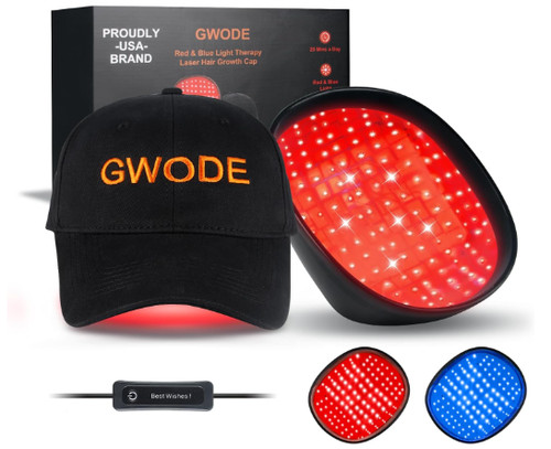 FDA Cleared Hair Growth Laser Cap 224 LED Diodes Hat Rejuvenation ...