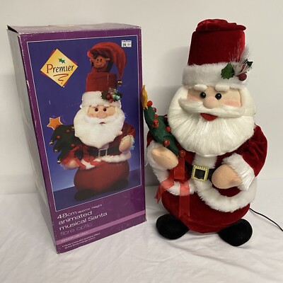 Fiber Optic Santa in Other Christmas Decorations for sale | eBay