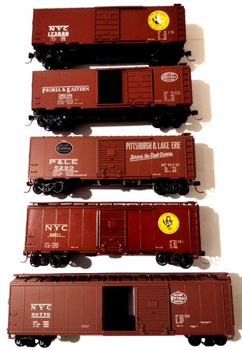 Lot/5 Athearn BB Box Cars Cust.Ptd NYC/P&LE/P&E | eBay