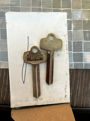 BEST KEY BLANKS FOR "H" KEYWAY NICKEL SILVER ESP OR ILCO | eBay