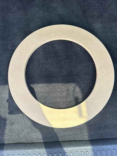 15" TO 12" SPEAKER ADAPTOR SUBWOOFER SUB RING 3/4" MDF FIBERGLASS BOX ...