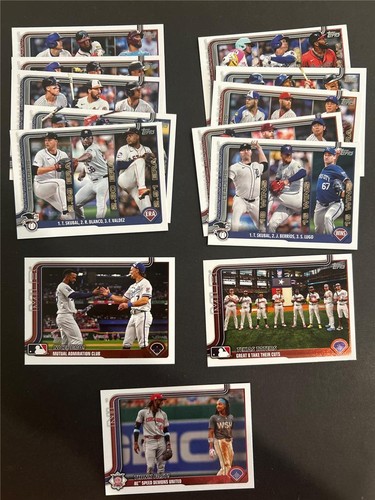 2025 Topps League Leaders Set Series 10 Cards Plus Combo Card Bonus 3 ...