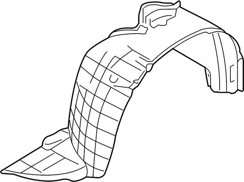 Nissan 638439KK0A Genuine OEM Fender Liner for sale online | eBay