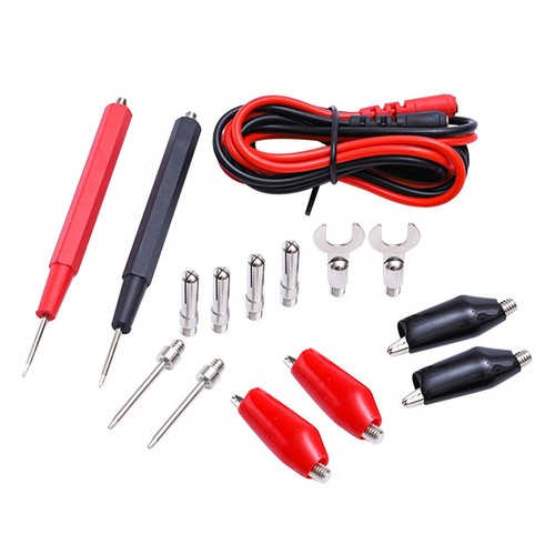 16Pcs New Copper Multimeter Test Lead Cable Probes Accessories For Volt ...