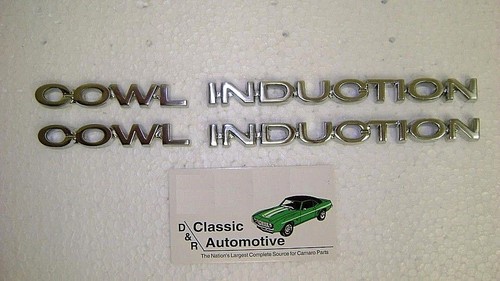 3DAY SALE Cowl Induction Hood Emblems 4pcs Chevelle El Camino badges 70 ...